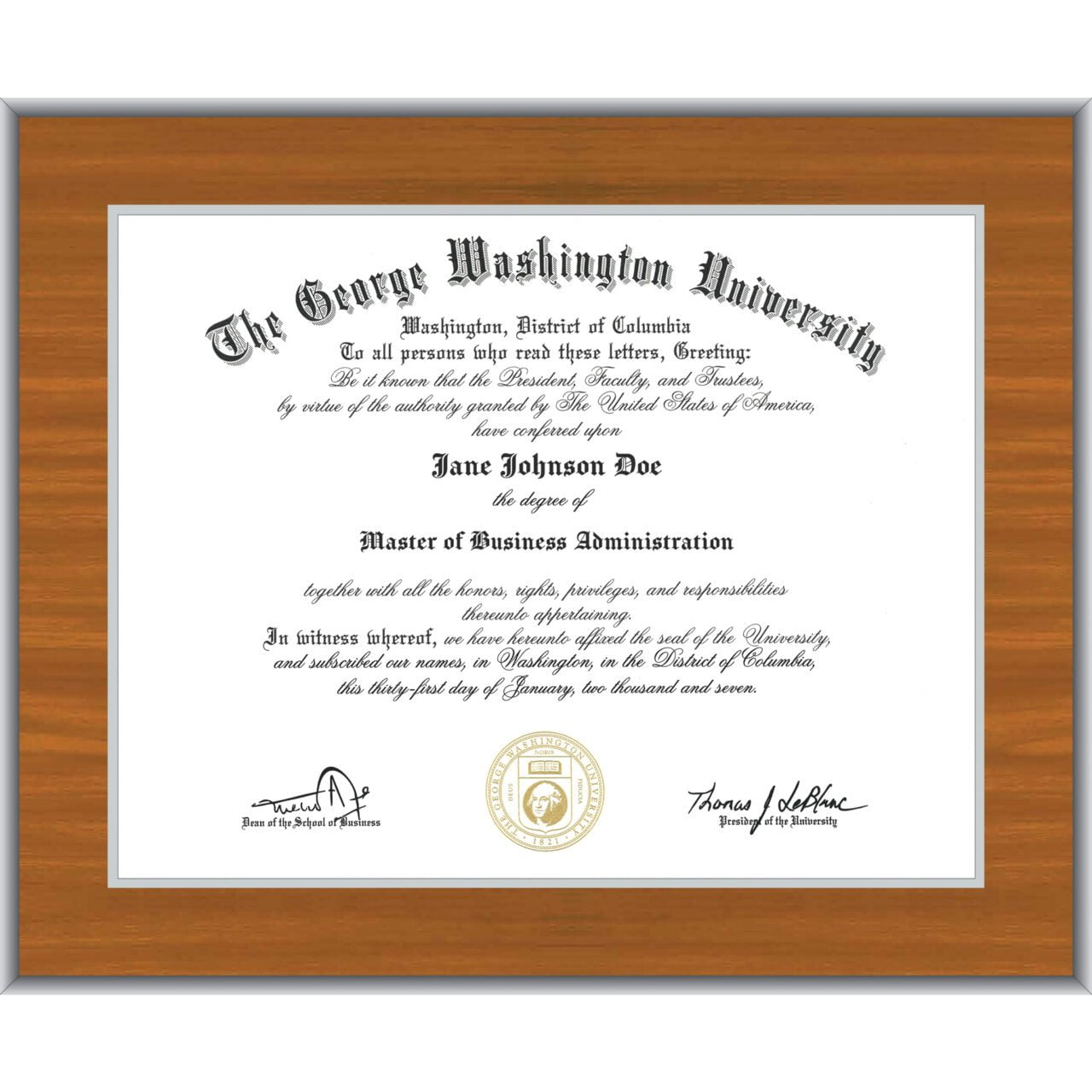 #1 Diploma Plaque Laminators | See Samples - Best Laminated Plaques