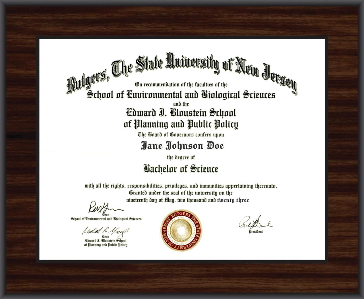 Order Form - Laminated Diploma Plaque - Certificate Plaque